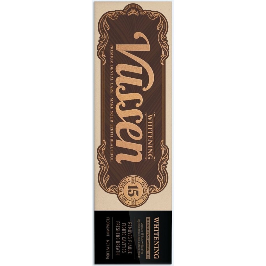 VUSSEN NEW 15 Brightening Toothpaste 80g | Shopee Thailand