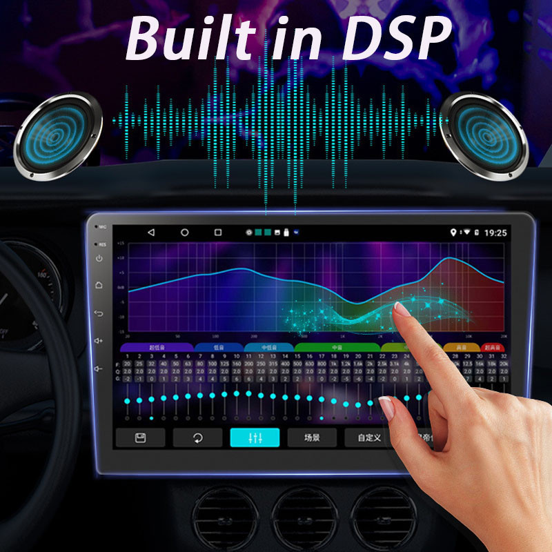 (8GB + 128gb) AI Voice 8Core 9 "/10" QLED 1280*720P หน้าจอ Android Car ...