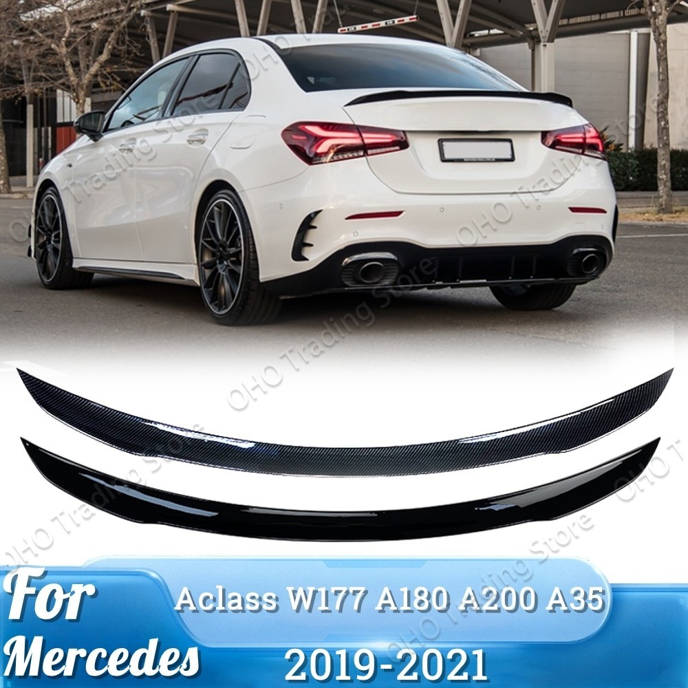ด้านหลัง Wing Trunk หลังคาหางสปอยเลอร์ Lip Kit สําหรับ Mercedes Benz ...