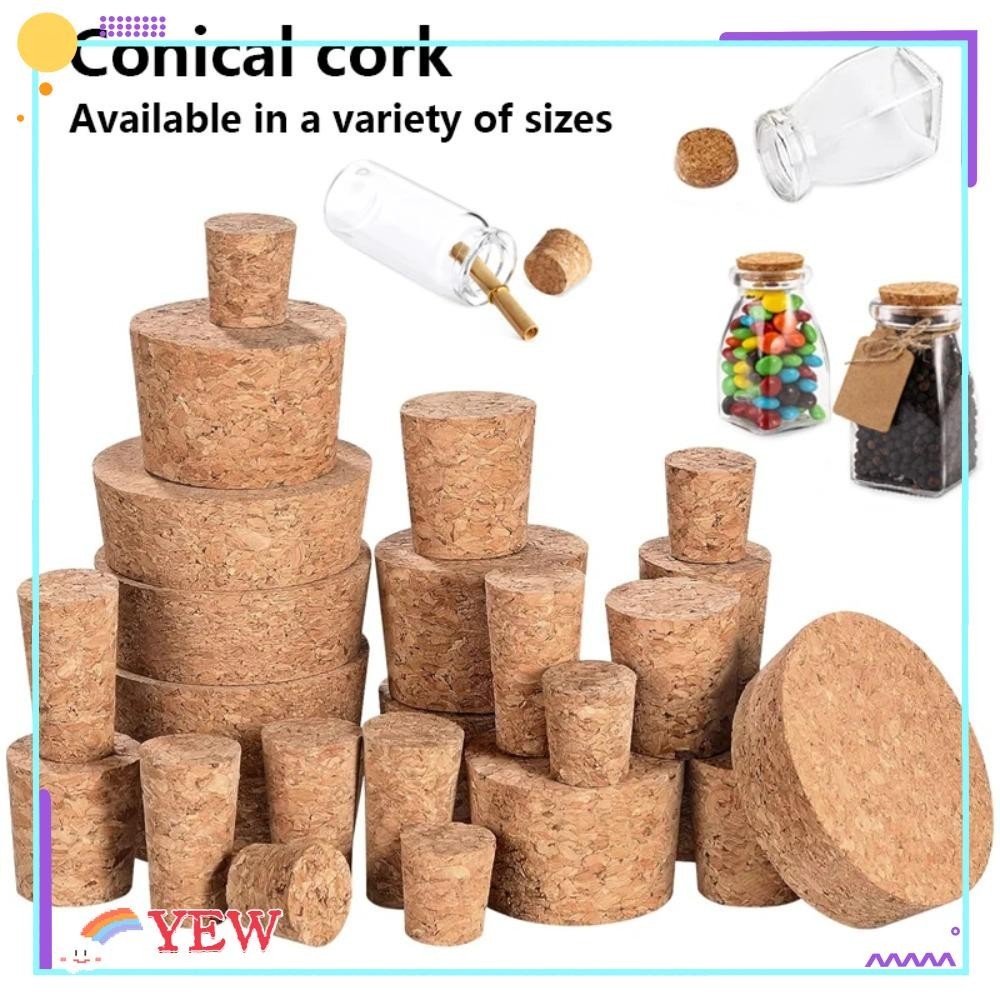 Yew เรียว Cork Plugs, DIY ตรงไม้ไวน์ Corks, ไม้ Cork ซีลถ้วยซีล ...