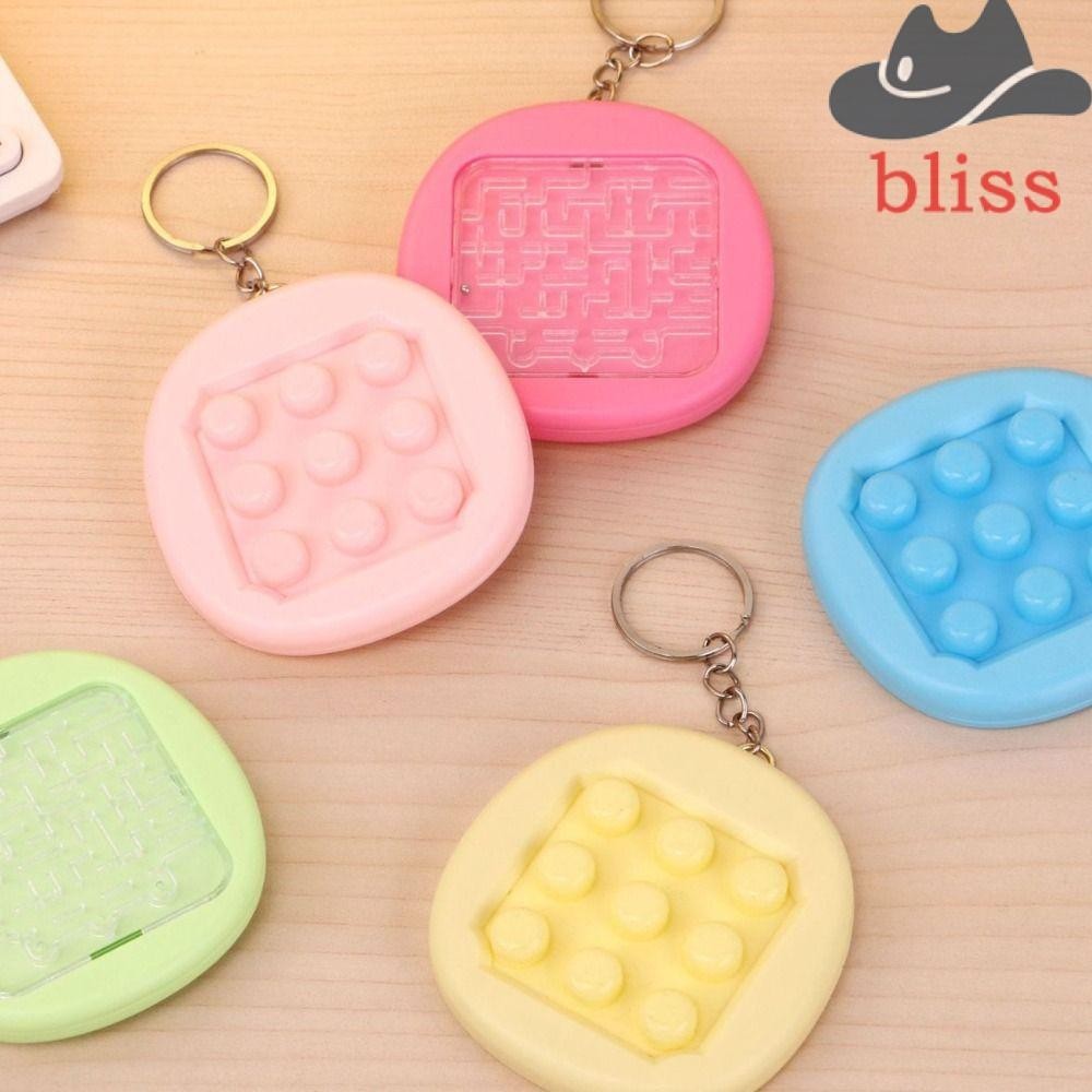 Bliss พวงกุญแจ Fidget, Push Bubble Maze Pinch Pinch Bubble ของเล่น, Key ...