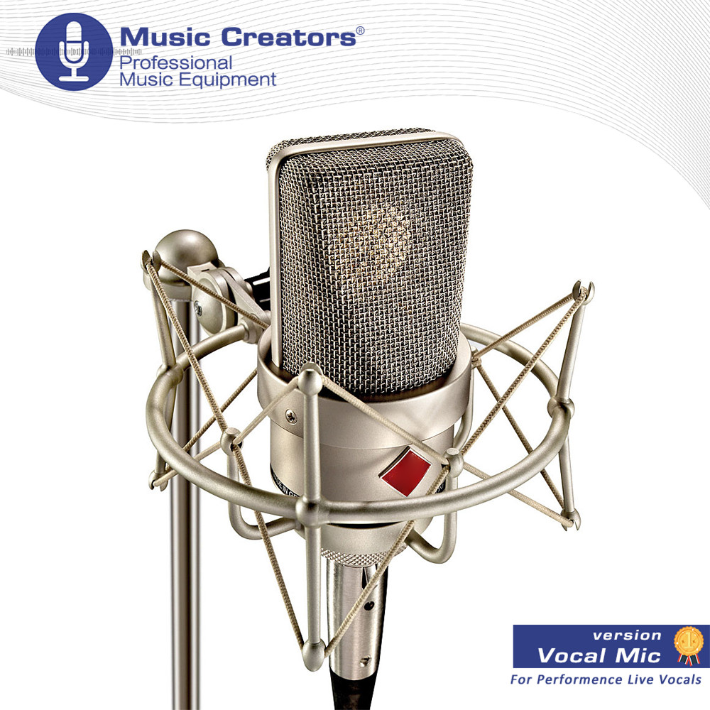 Neumann TLM 49 ไมโครโฟนคอนเดนเซอร์ขนาดใหญ่-Diaphragm พร้อม On-Stage ...