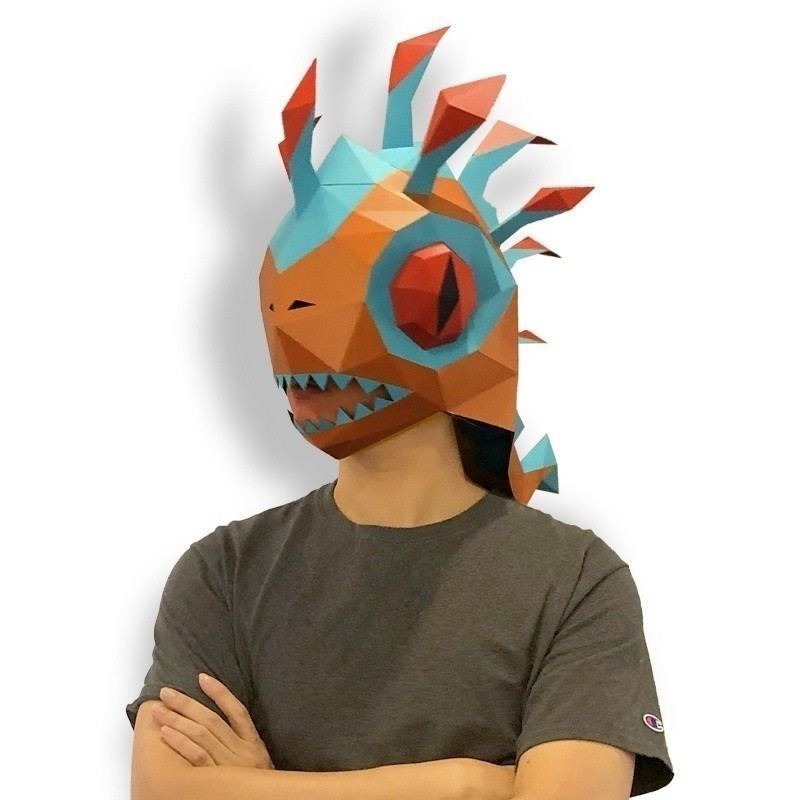 Momo K3 หน้ากากฮาโลวีน wow World of Warcraft Little Fishman หมวกกันน็อค ...