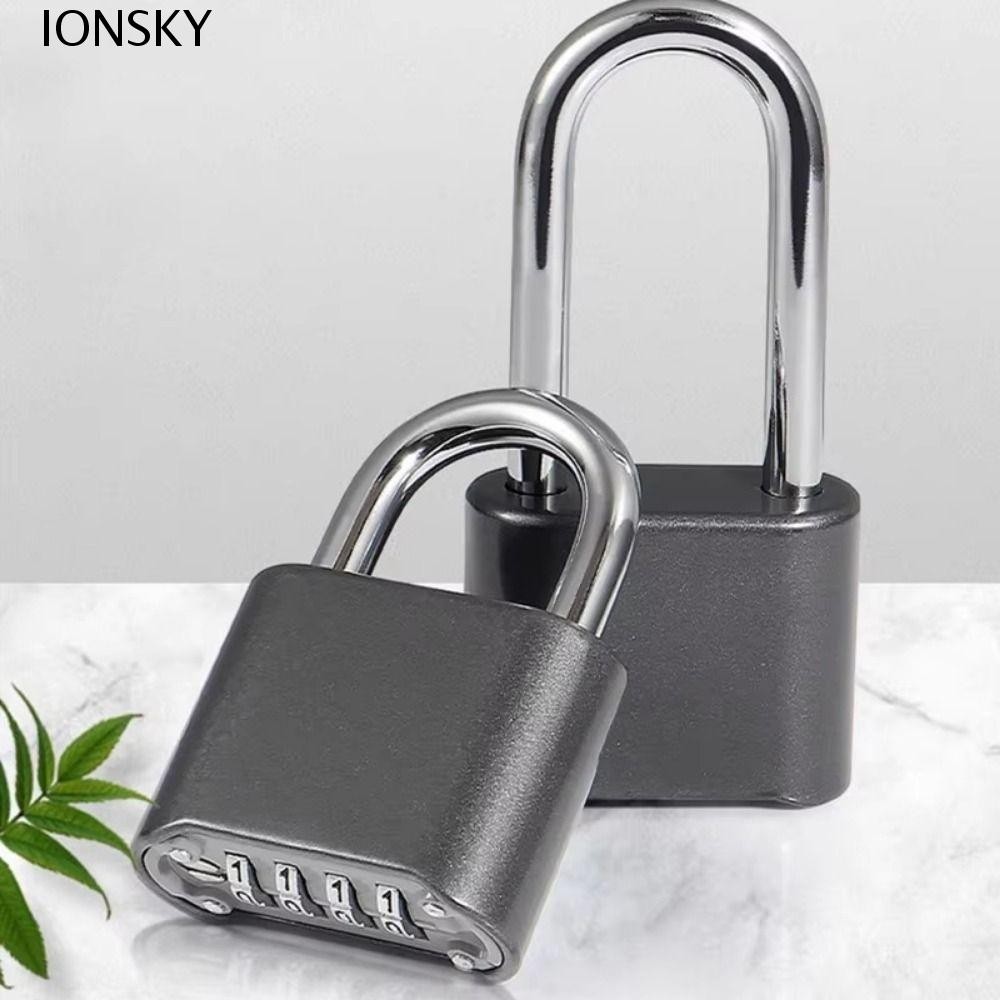 กุญแจรวมจํานวน IONSKY, ล็อครหัสผ่าน 4 หลักกันสนิมที่ปลอดภัย, แบบพกพาทน ...