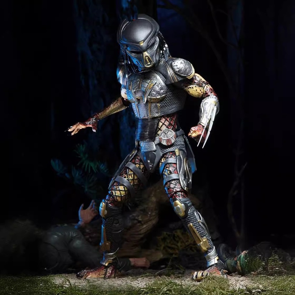 ฟิกเกอร์แอคชั่นขนาด 7 นิ้วจากภาพยนตร์ NECA Predator 2018 รุ่นดีลักซ์ ...