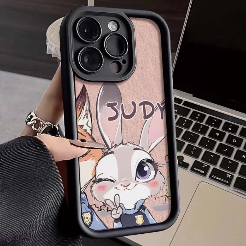 Judy กระต่าย Nick Fox รูปแบบเคสโทรศัพท์สําหรับ OPPO A15 A15S A3X A16 ...