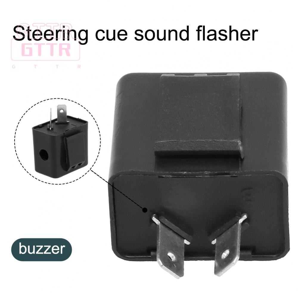 48v, 2Pin Motorcycle Blinker Adjustable LED Flasher Relay, Turn Signal ...