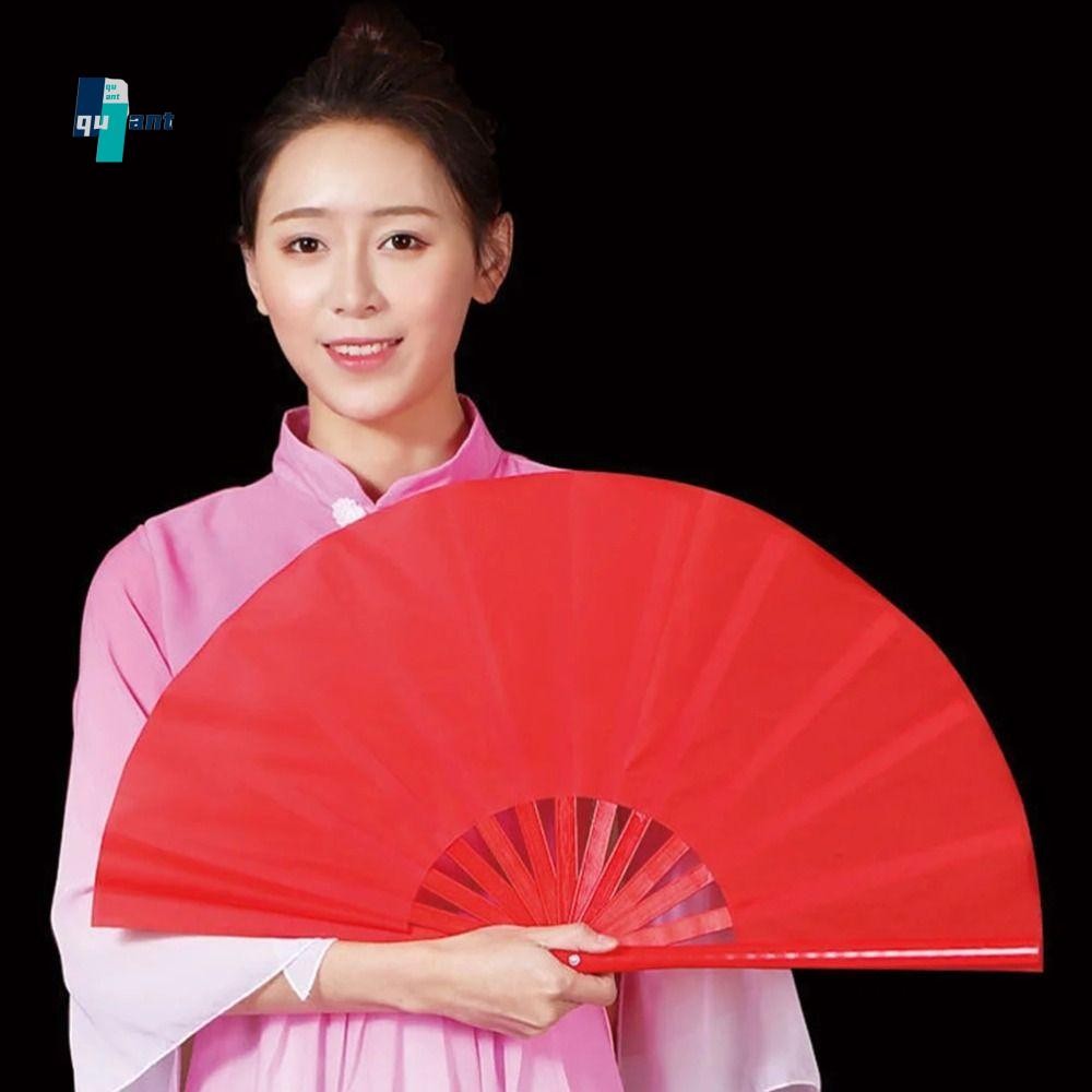 Quantumsky พัดลมกังฟู, พัดลมกระดูกพลาสติกแบบพกพาคลาสสิก, พร็อพถ่ายรูปทนทาน 8 นิ้ว DIY Tai Chi ...