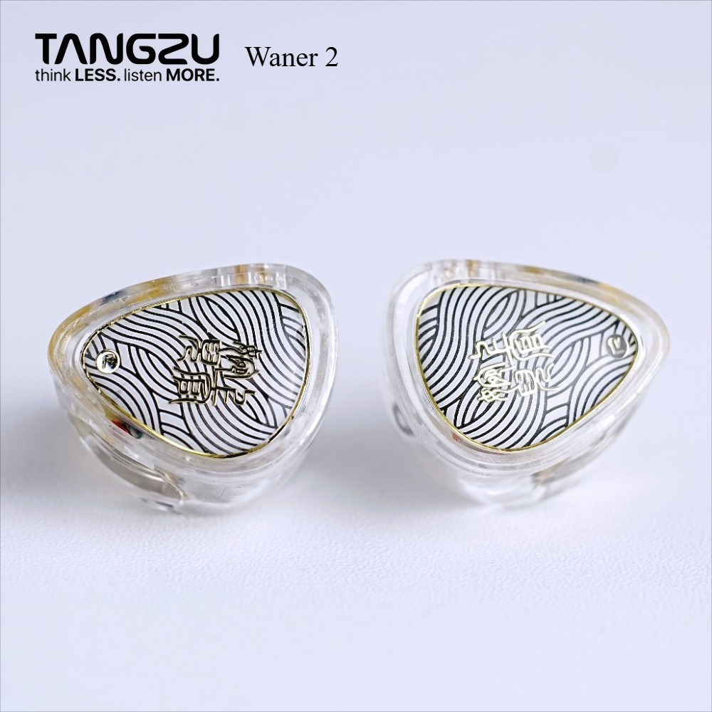 ใหม่ Tangzu Waner 2 10 มม.แบบไดนามิกหูฟังชนิดใส่ในหู IEM MIC โลหะคอมโพสิตไดอะแฟรม 0.78 มม.2Pin ...