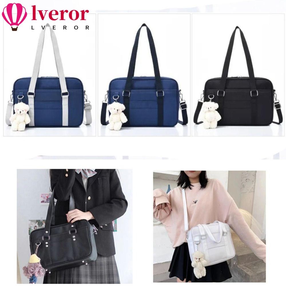 Lveror กระเป๋านักเรียนญี่ปุ่น, คอสเพลย์ Props กระเป๋าเอกสาร JK Lolita กระเป๋าสะพาย, ไนลอนอะนิเมะ ...
