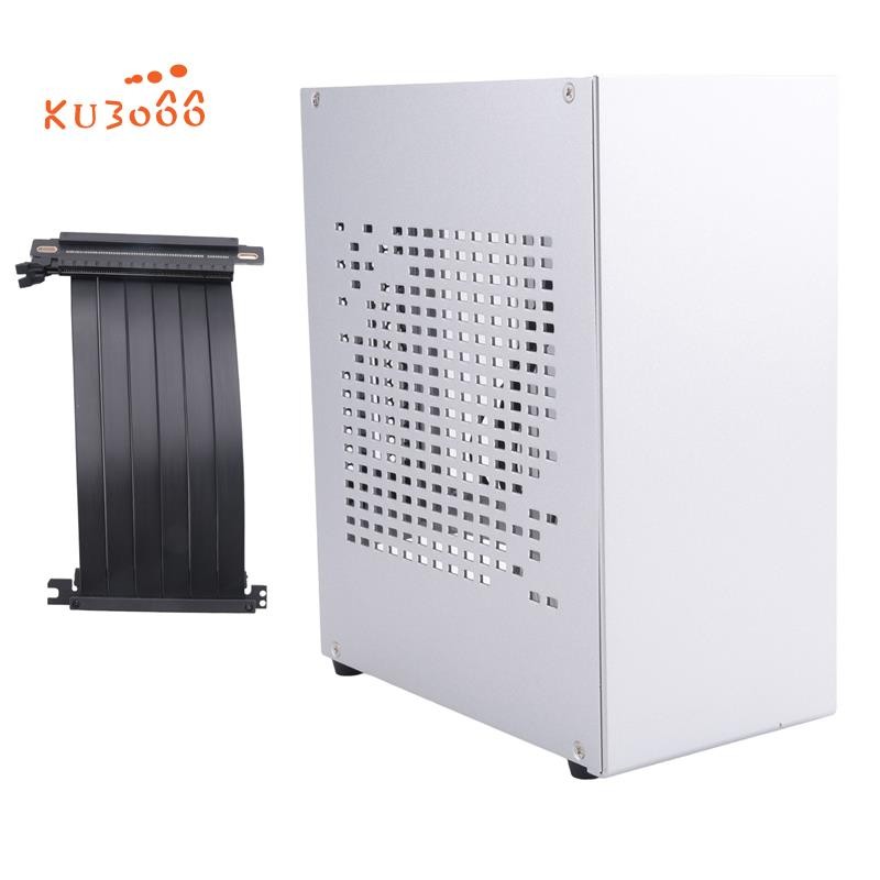 A07 Mini Itx เคสคอมพิวเตอร์แชสซี Htpc Host Case Usb3 0 Itx Enclosure พร้อมสายต่อกราฟิกการ์ด