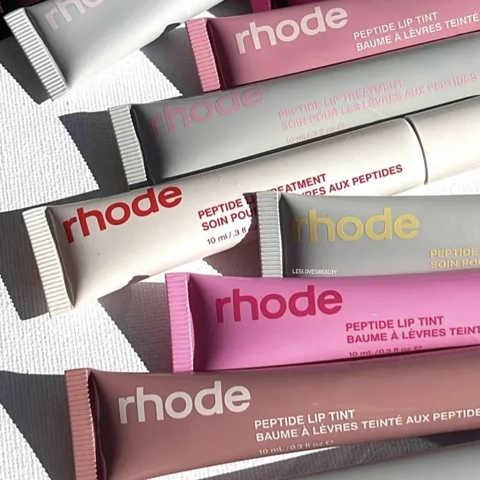 Rhode Blush แต่งหน้าลิปสติกเคสโทรศัพท์ Moisturizer ลิปกลอสเส้น Lasting ...