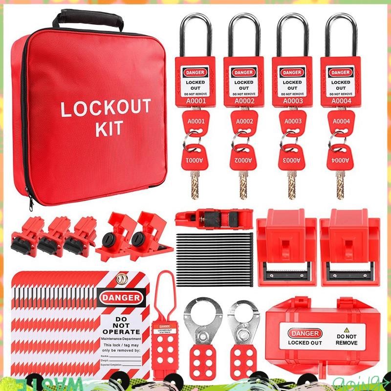 Super Lock Out Tag Out ชุดไฟฟ้า,57 Lockout Tagout Kit พร้อม Breaker ...
