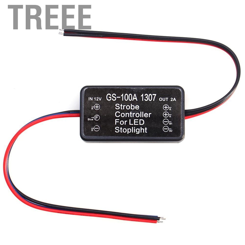 Treee third brake light flasher Flash Strobe Controller Car Flasher Module for Brake Light Tail ...