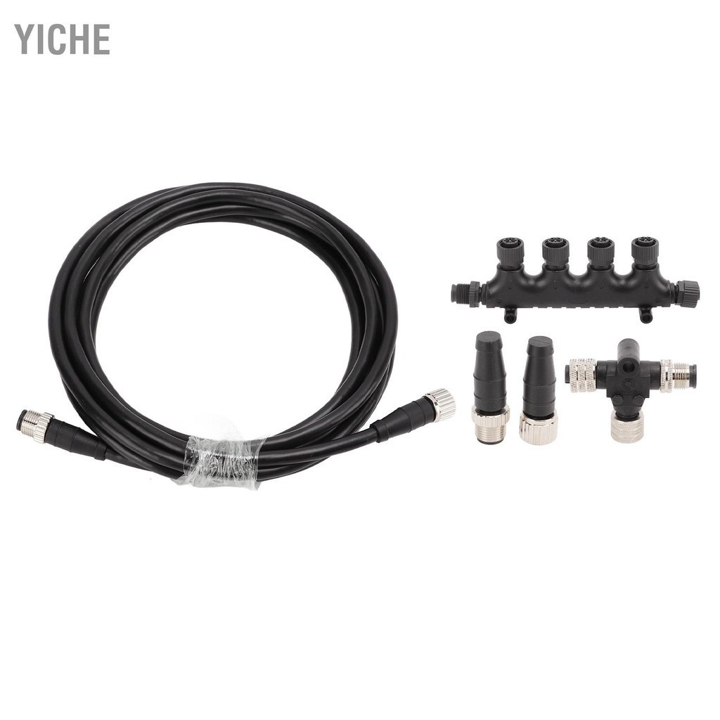 YiChe สำหรับสายเคเบิล NMEA 2000 5 Pin Marine Backbone Drop Cable M12 ...