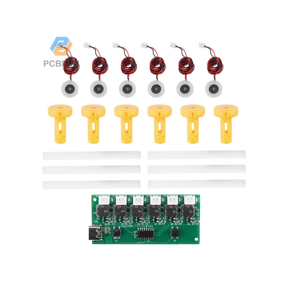 Pcbfun DC5V โมดูลเครื่องทําความชื้น หกเจ็ท บอร์ดควบคุมเครื่องฉีดน้ํา ...