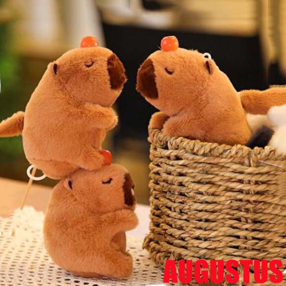 Augustus พวงกุญแจ จี้ตุ๊กตาการ์ตูน Capybara Tail Wagging Tail Capybara ...