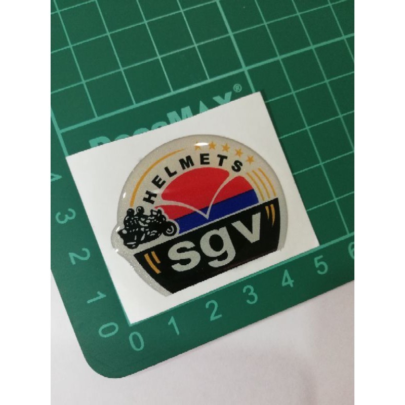 สติ๊กเกอร์โลโก้ SGV สติ๊กเกอร์หมวกกันน็อค Stiker Motor | Shopee Thailand