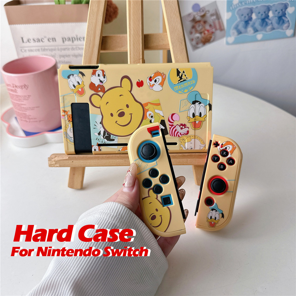 เข้ากันได้กับ Nintendo Switch V1 / V2 / OLED Winnie the Pooh Hard Case ...