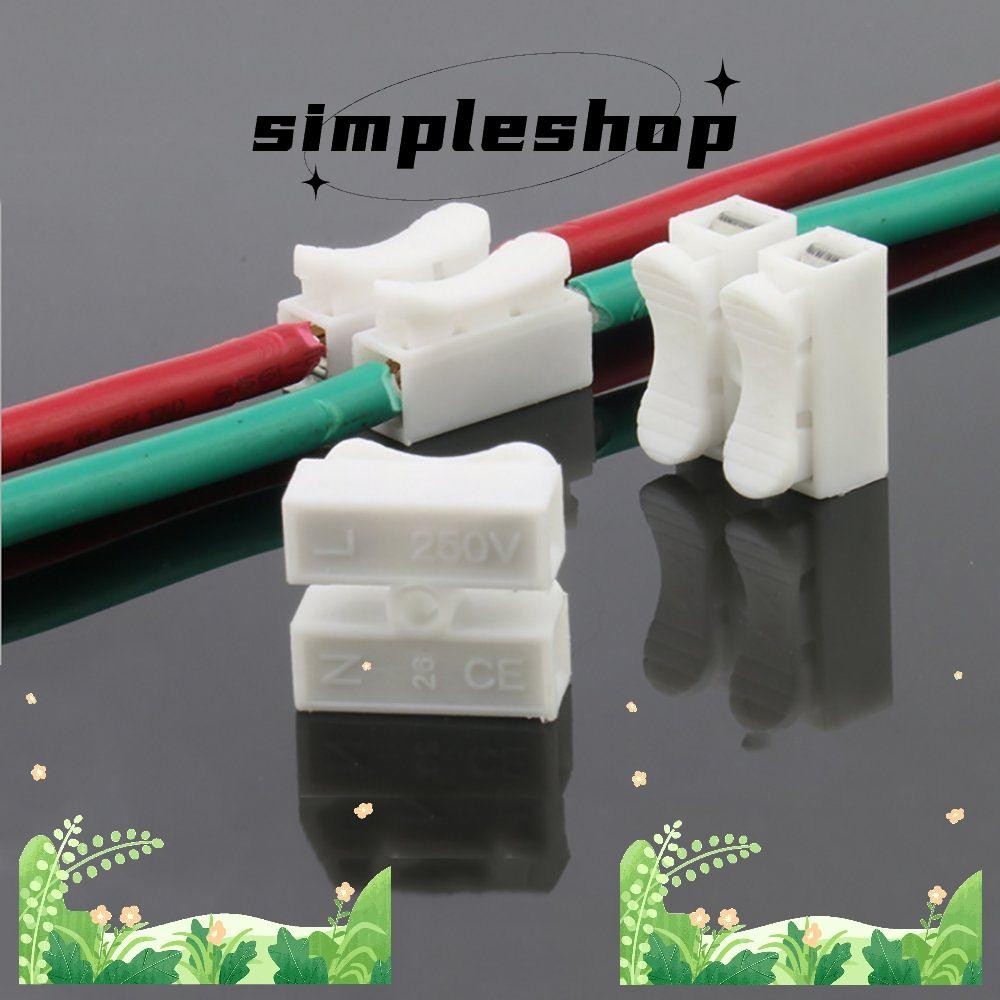 Simple 30PCS Spring Connector Wire สีขาว Quick คุณภาพสูง Terminal Block | Shopee Thailand