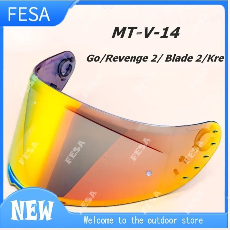 หมวกกันน็อค Sun visor Mt-V-14 สําหรับหมวกกันน็อคมอเตอร์ไซค์ Mt เท่านั้น ...