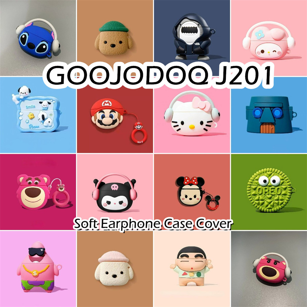 พร้อมส่ง! นําไปใช้กับ GOOJODOQ J201 เคส Case เคสหูฟัง การ์ตูนซอก ...