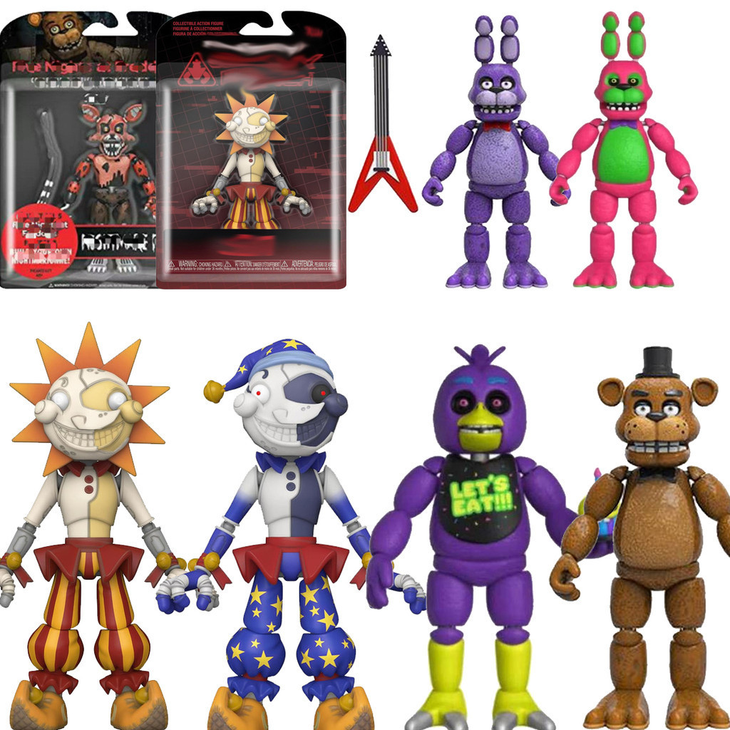 Funko Pop Five Night 's At Freddy Sun Moon Fnaf Foxy Freddy Bonnie ...