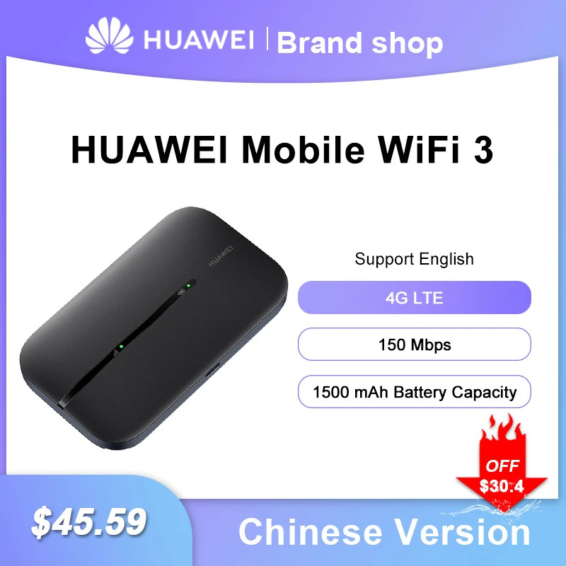 2020 Newest Huawei 4G Router Mobile WIFI 3 E5576-855 Unlock Huawei 4G ...