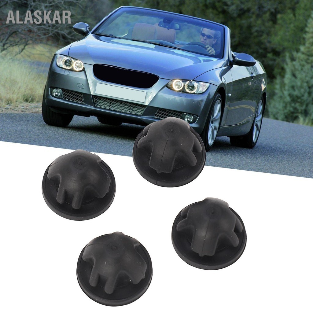 ALASKAR 4 ชิ้นฝาครอบเครื่องยนต์ Mount Bush Bump Stop 11127614138 สำหรับ ...
