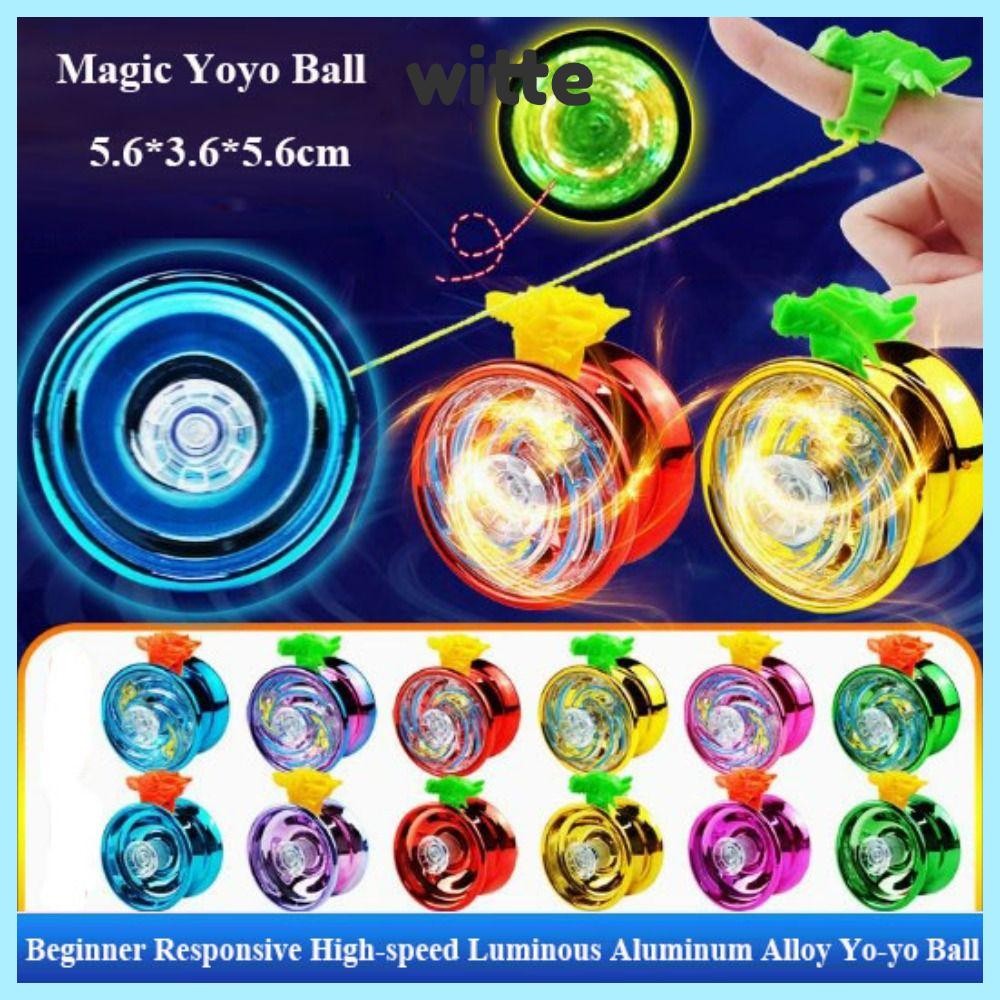 Witte Magic Yoyo Ball, Spinning String เริ่มต้นตอบสนอง Luminous yo-yo ...