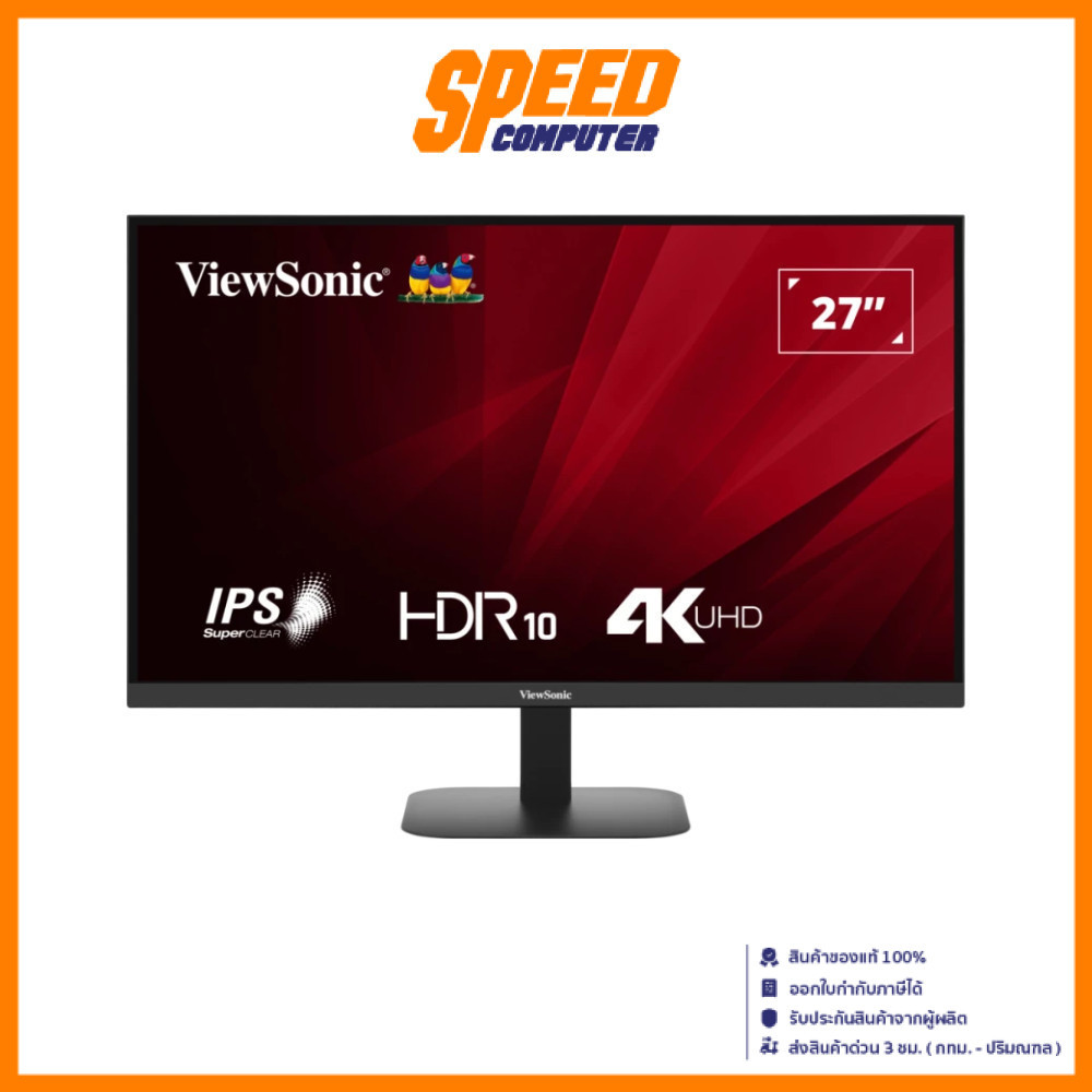 VIEWSONIC (VA2708-4K-MHD) 27" IPS 3840X2160 4MS 60Hz MONITOR(จอ ...