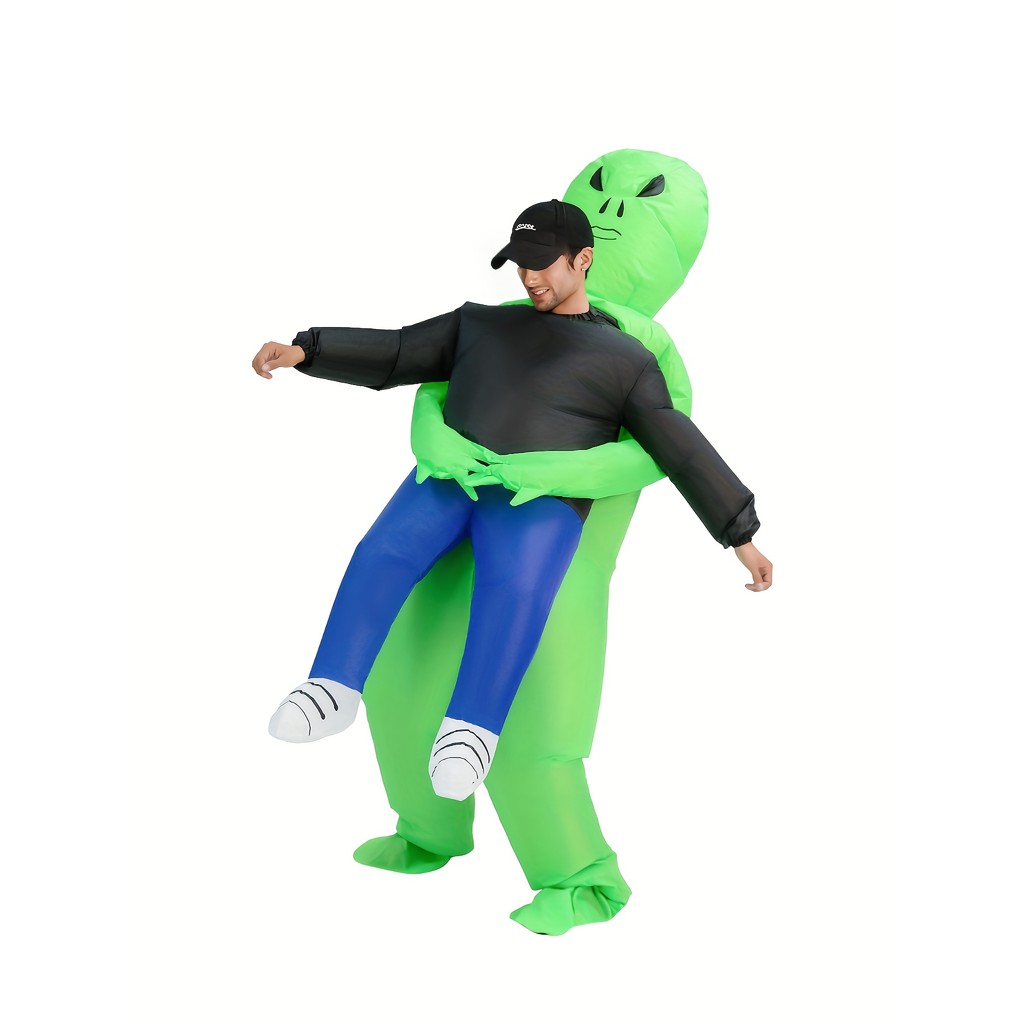 ชุดคอสตูมเป่าลมสำหรับผู้ใหญ่ UFO Alien Hug ตลก ชุดปาร์ตี้คาร์นิวัลและ ...
