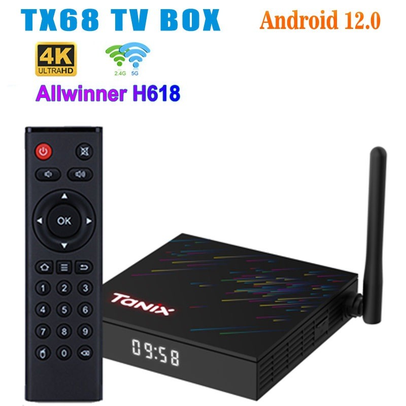 คำแนะนำใหม่ TX68 H618 เครื่องรับสัญญาณเครือข่าย Android 12 กล่องทีวี 4G ...