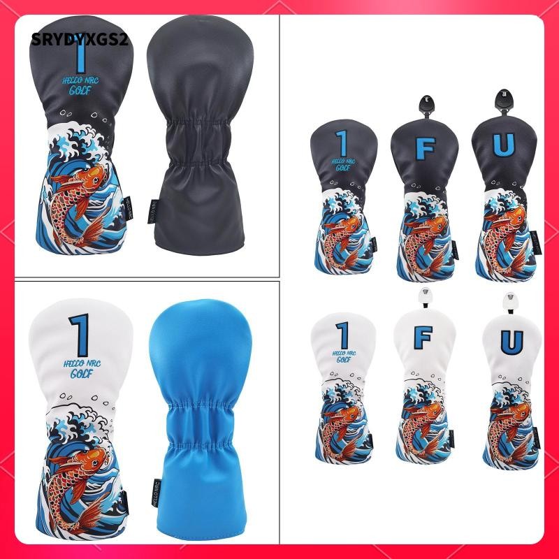 [Srydyxgs2] Golf Wood Headcover Golf Wood Head Cover Scratchproof for ...