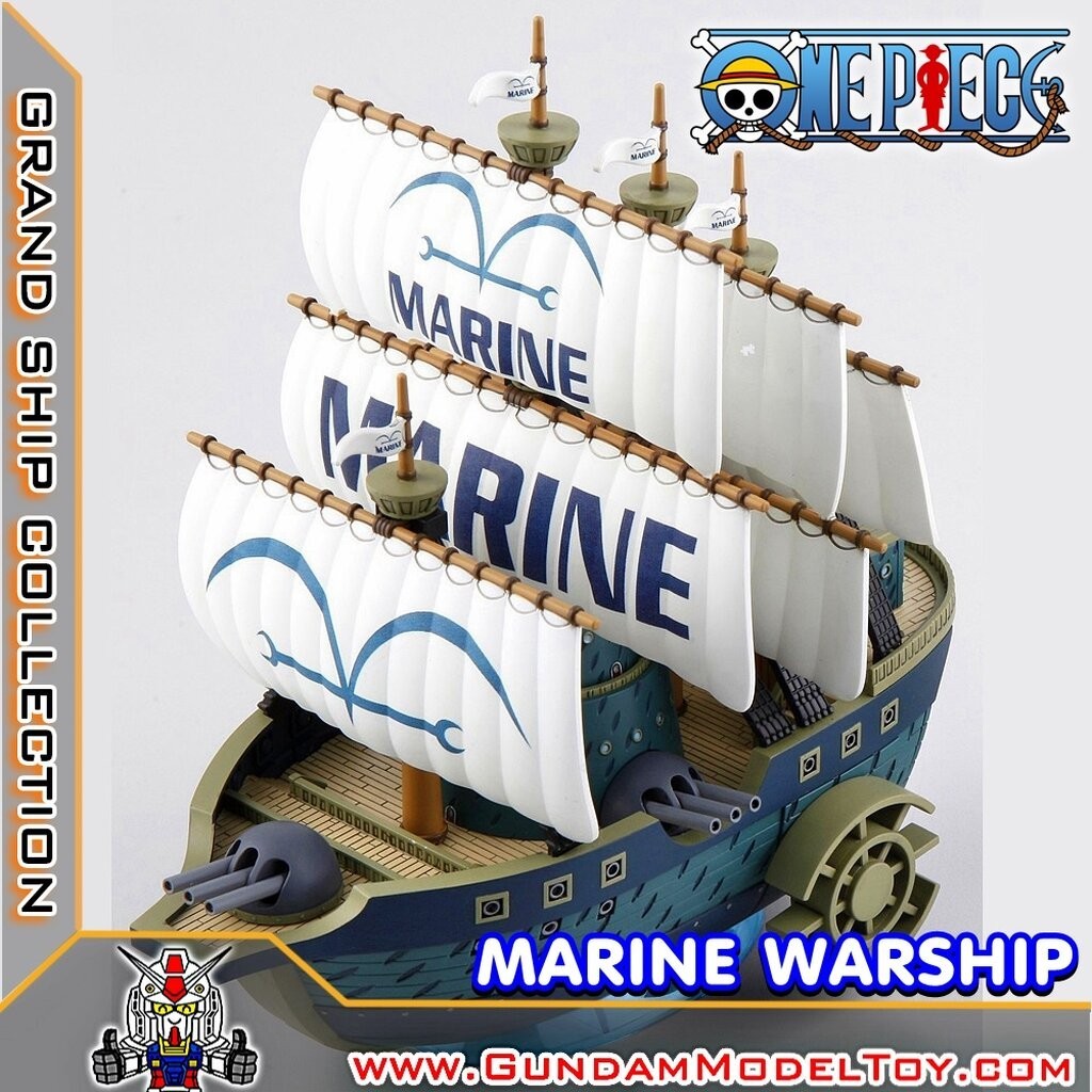 BANDAI ANIME GRAND SHIP COLLECTION MARINE WARSHIP โมเดล กันดั้ม กันพลา ...