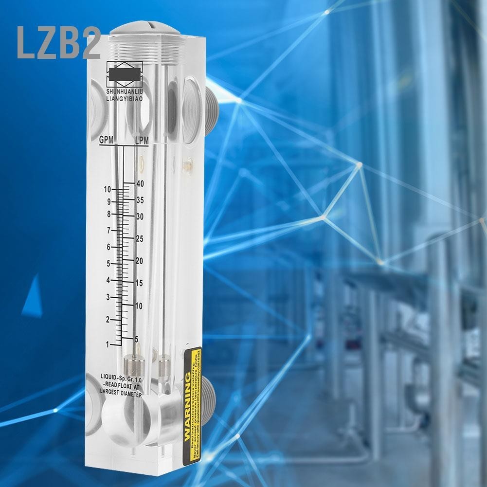 LZB2 LZM‑25 1-10GPM ลูกบิดแผงประเภท Liquid Flowmeter Flow Meter การวัด ...
