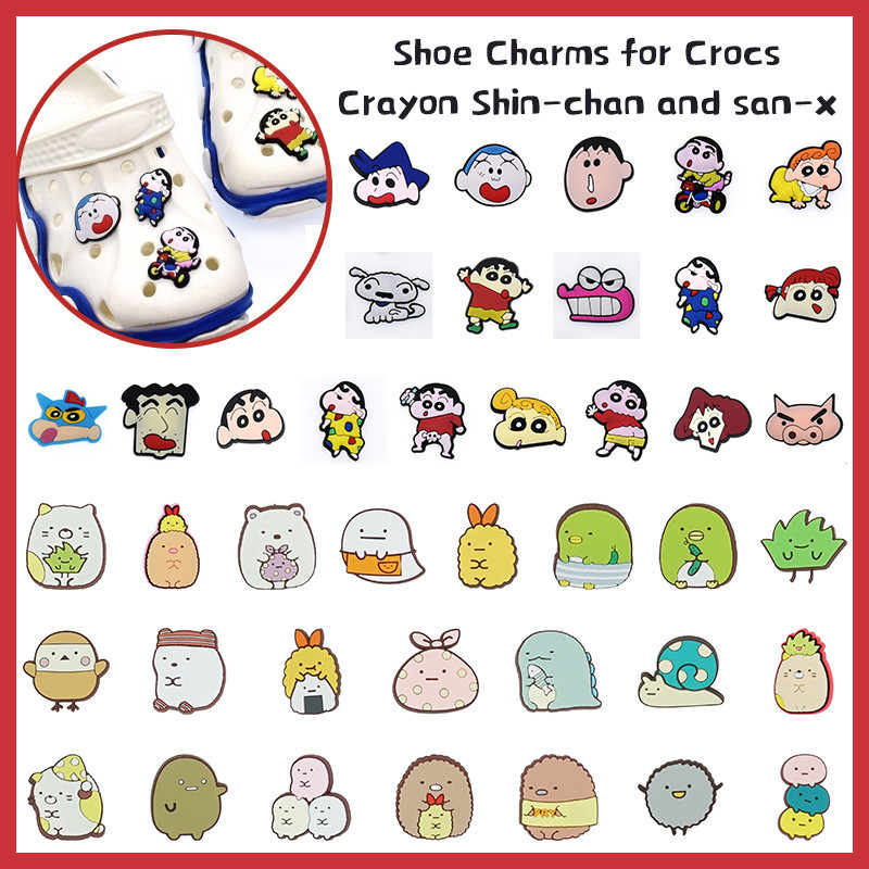 Crayon Shin-chan Jibbit Button Pins Nowara Shnnosuke รองเท้าตกแต่ง ...