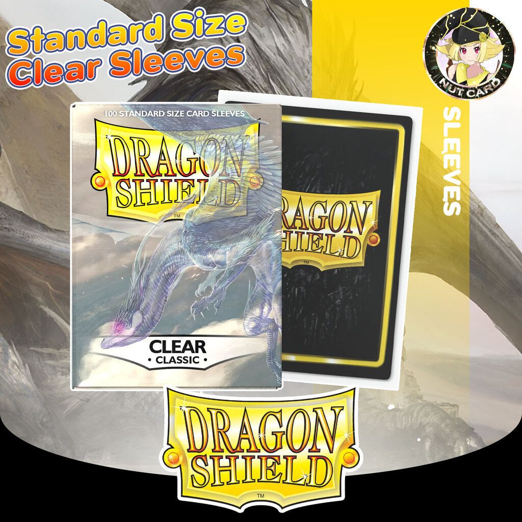 [Dragon Shield] Outer Sleeves - Clear Matte | Shopee Thailand