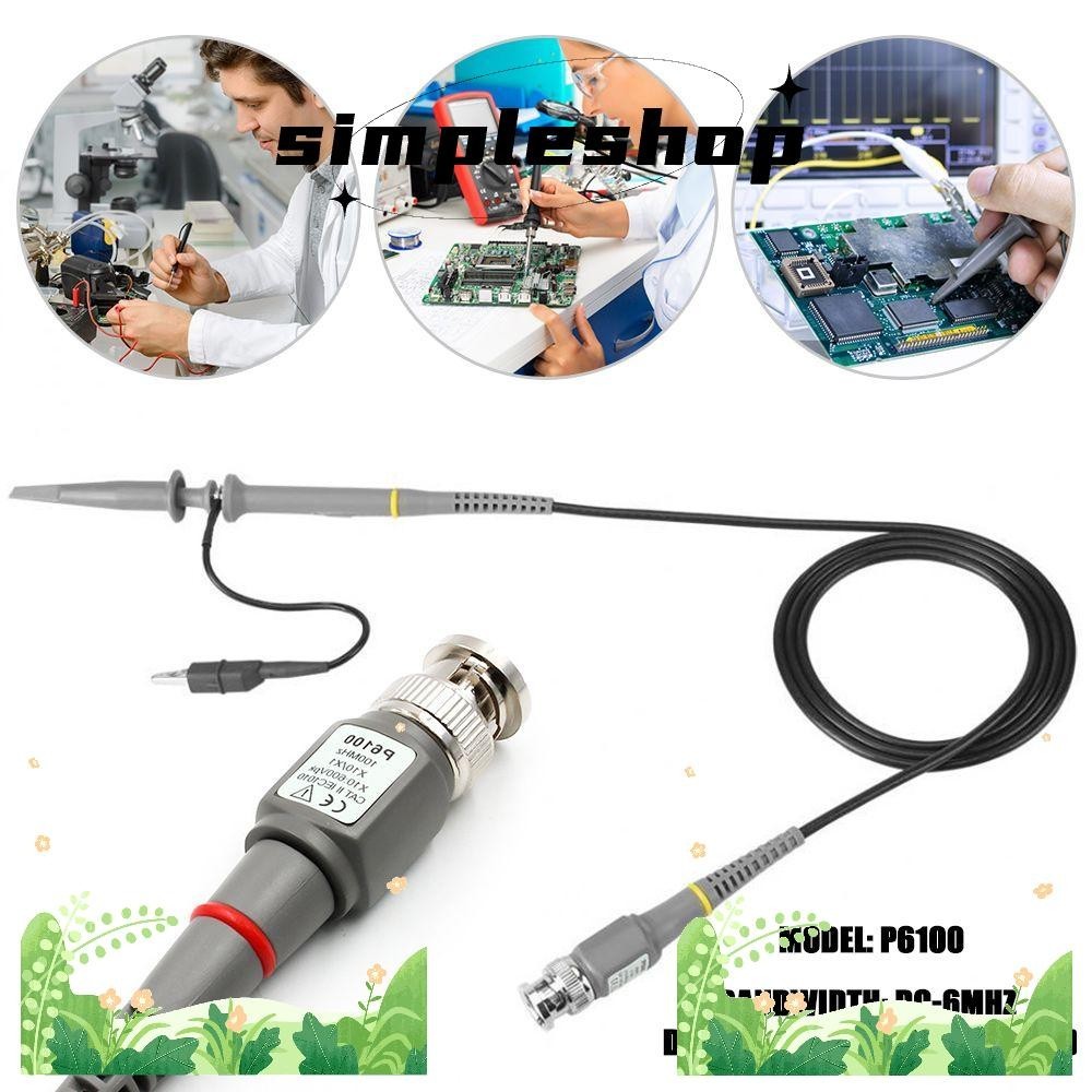 Simple Oscilloscope Probe Kit BNC Probes ทดสอบตะกั่ว 100MHz ขอบเขตคลิป ... Simple Oscilloscope Probe Kit BNC Probes ทดสอบตะกั่ว 100MHz ขอบเขตคลิป ...