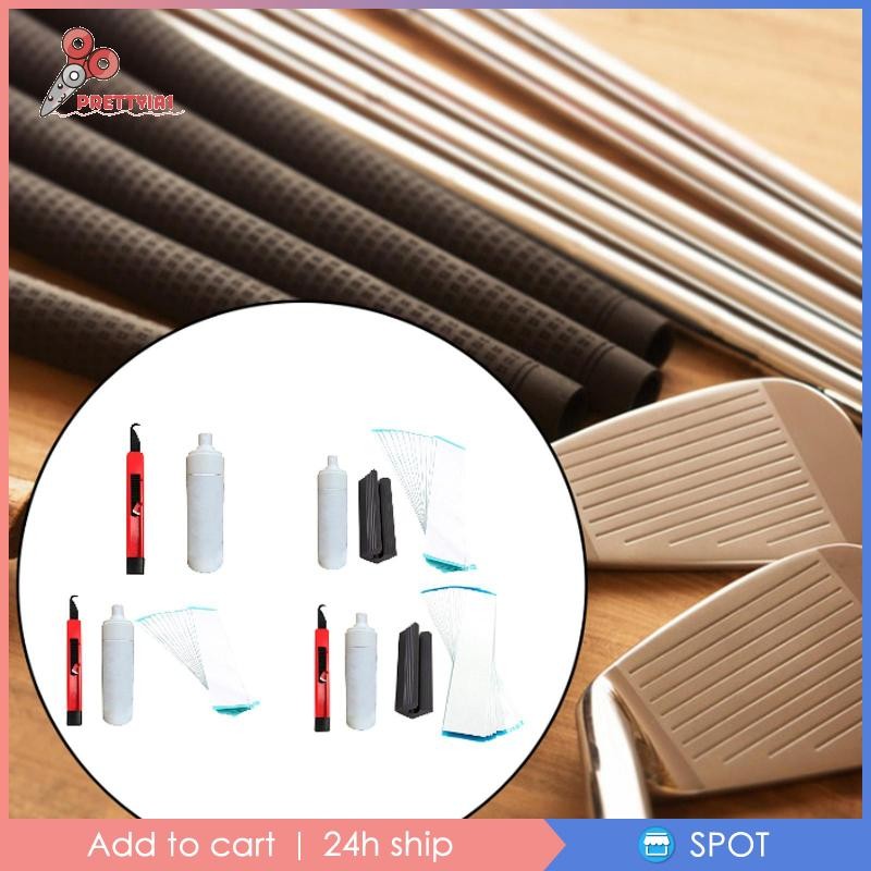 [Prettyia1] กอล์ฟคลับ Regripping เครื่องมือ DIY ถอดชุด AntiSlip ...
