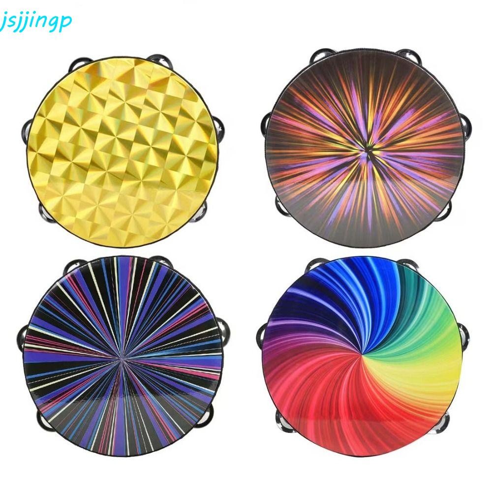 Jsjjingp Hand Held Drum, Performance Double Row Tambourine, ทนทาน 8/10 ...