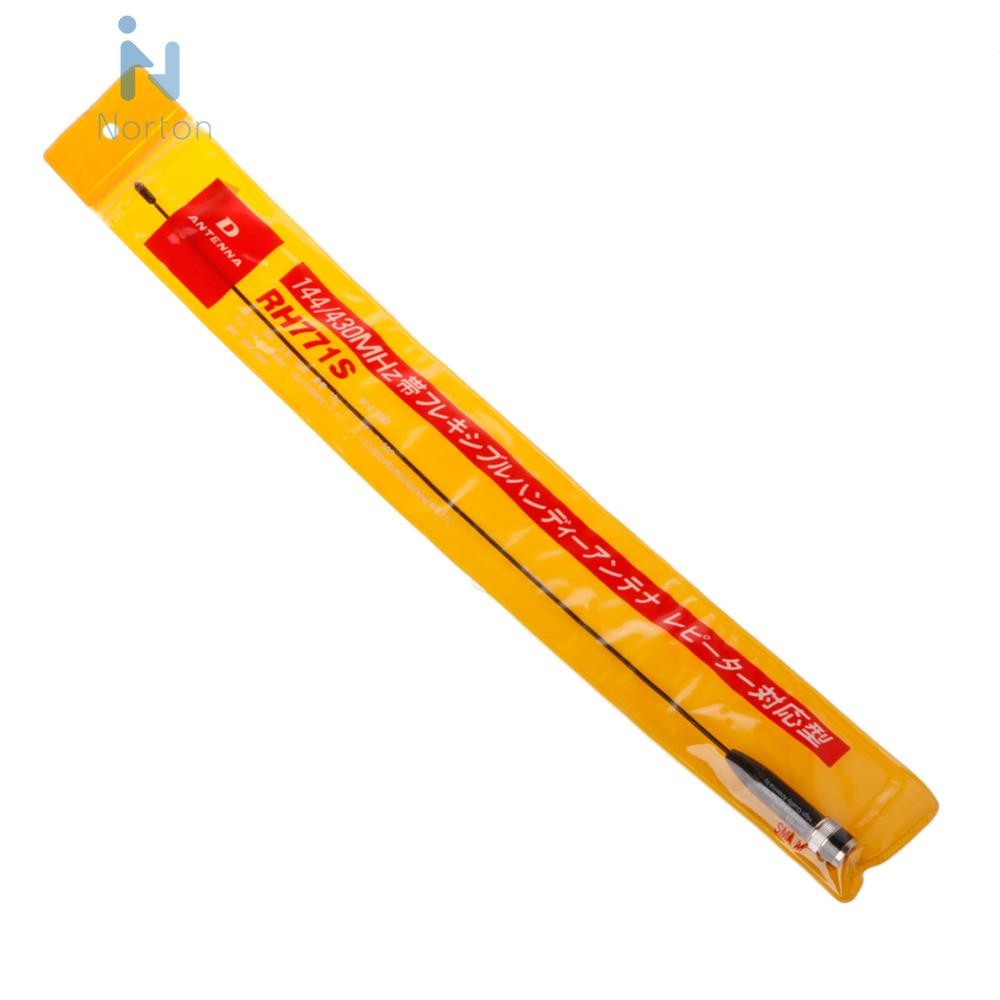 เสาอากาศ BNC บางเฉียบ RH771S VHF + UHF สําหรับ Icom IC-V8 IC-V80 วิทยุ Kenwood A#S [Norton.th ...