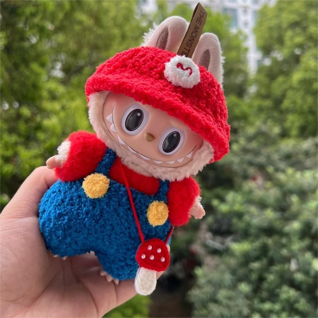 labubu macaron ชุด，Labubu พร้อมส่ง กระเป๋าผ้าไวนิล ลายมาการง Labubu ...