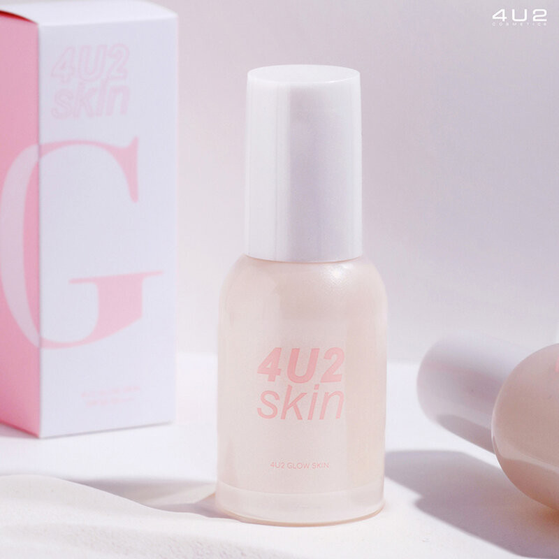 แบ่งขาย2รุ่น ไพรเมอร์คุมมันและออร่า 4U2 SKIN MATTE SKIN PRIMER / 4U2 ...