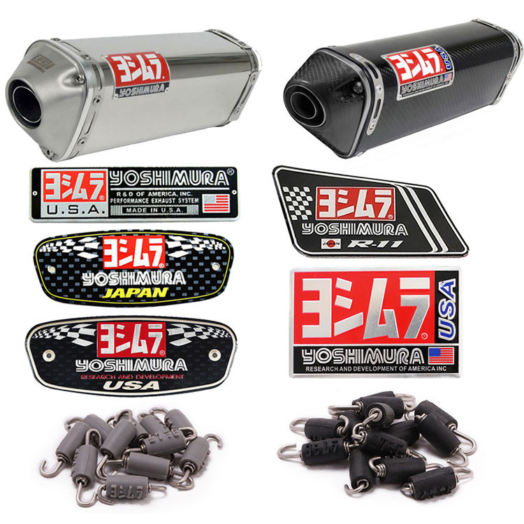 Yoshimura 3D อลูมิเนียมรถจักรยานยนต ์ ท ่ อไอเสียสติกเกอร ์ สัญลักษณ ์ ...