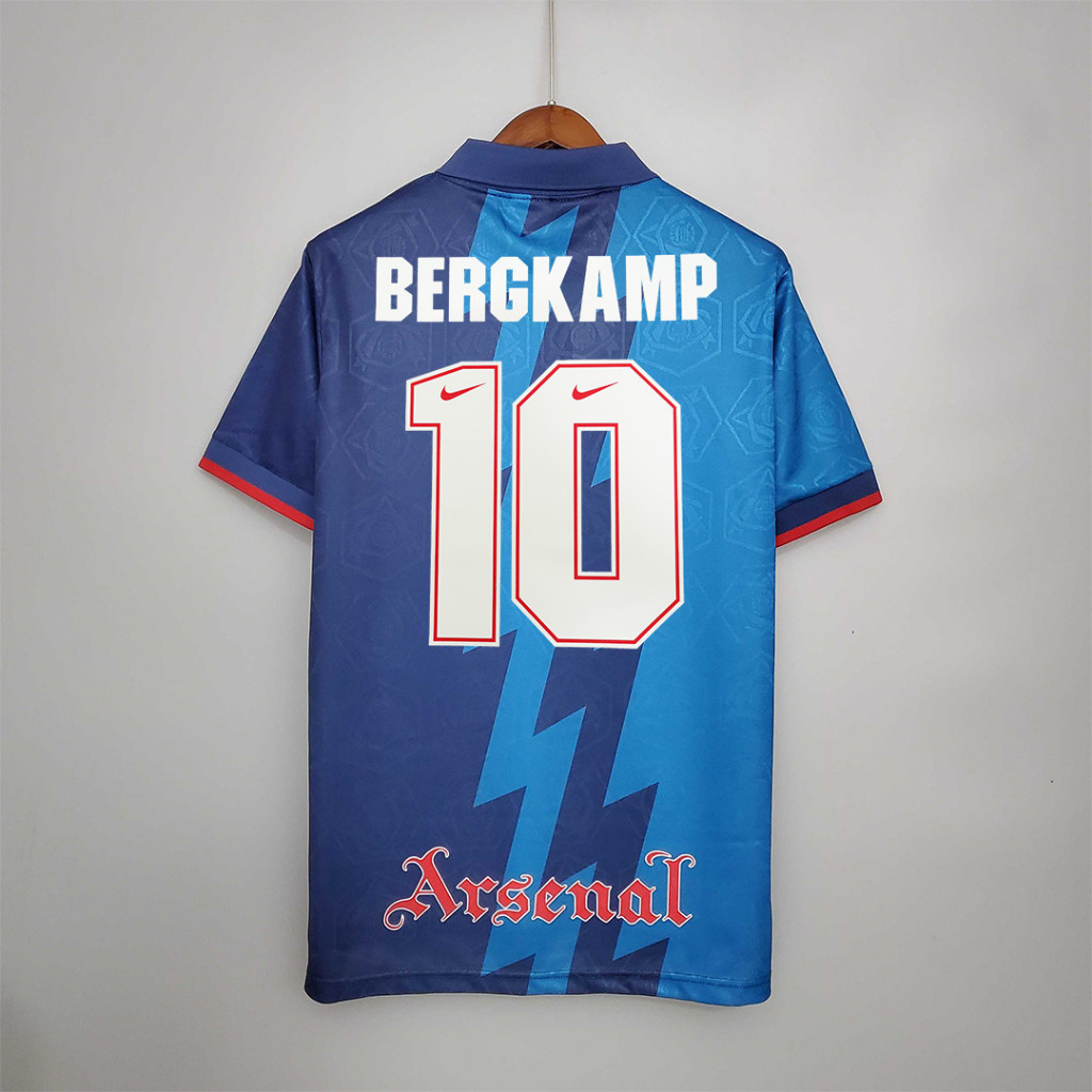 Arsenal ARS 95-96 Home Away Retro Soccer Jersey Football #BERGKAMP # ...