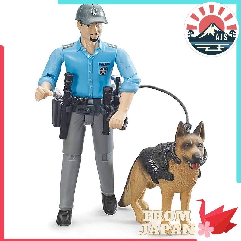 Bruder White Police Officer & Police Dog BR62150 | Shopee Thailand