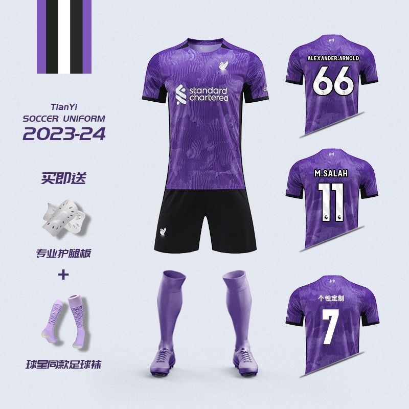 2324 Liverpool Away Jersey Sarah Football Jersey Suit Male Custom ...