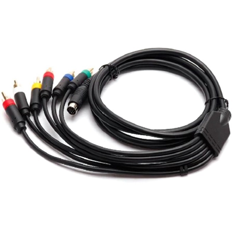 SPT* สาย RGBS สําหรับ N64 Color Monitors Component Cable เกมคอนโซล ...