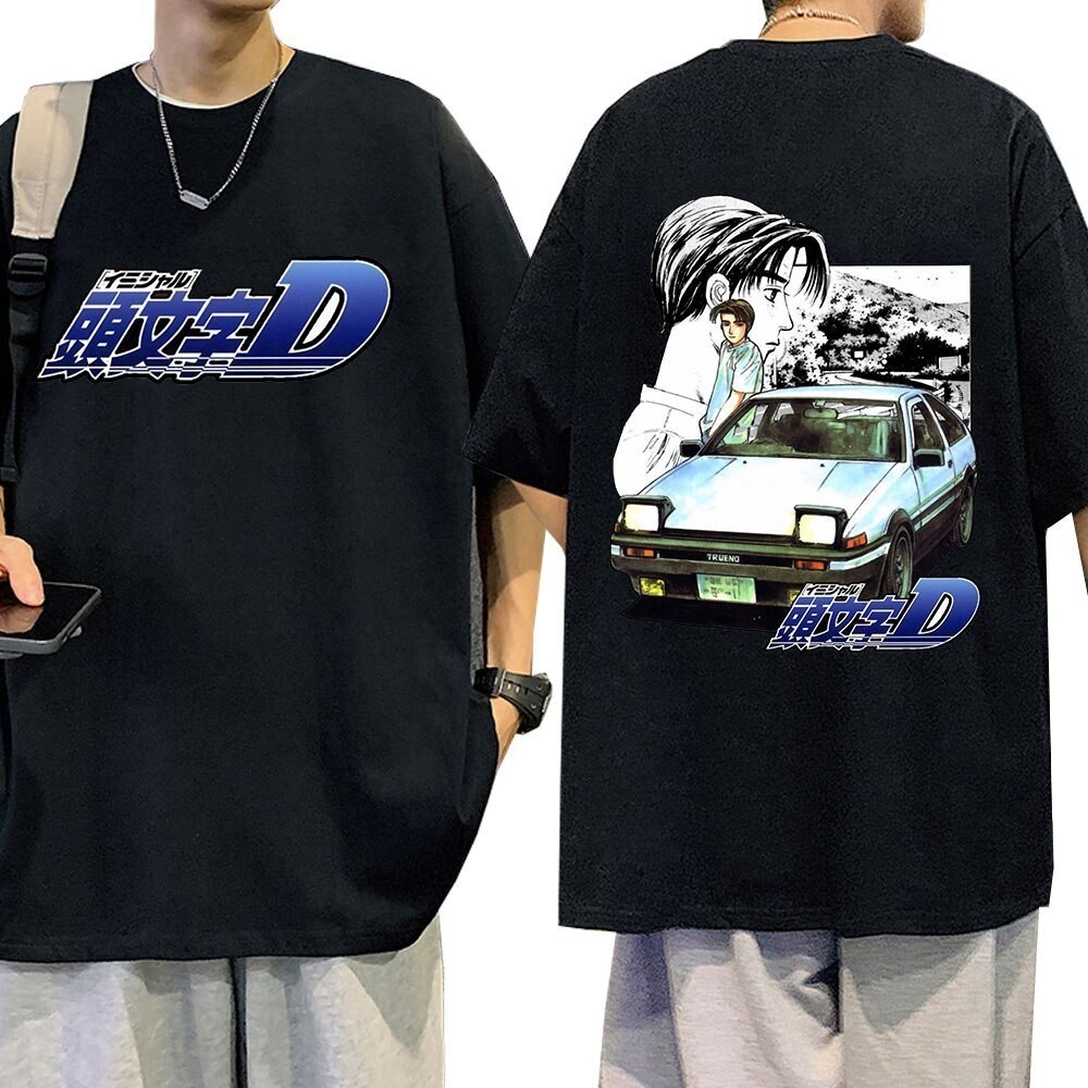 ใหม่ [FASHION]Japanese Anime Initial D Drift Ae86 Double Sided Print ...